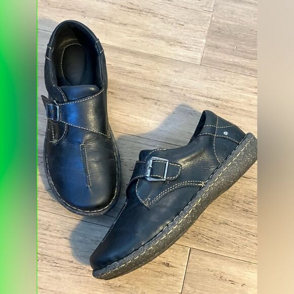 Born | Shoes | Born Classic Leather Black Loafer Size 839 | Poshmark